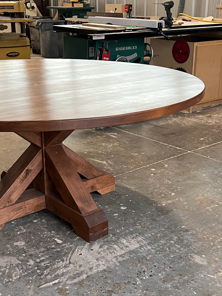 Extra Chunky Round Dining Table (48", 54", 60") – The Woodhills by David V.