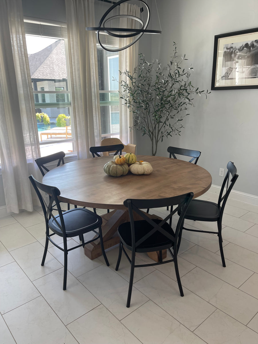 Extra Chunky Round Dining Table (48", 54", 60") – The Woodhills by David V.