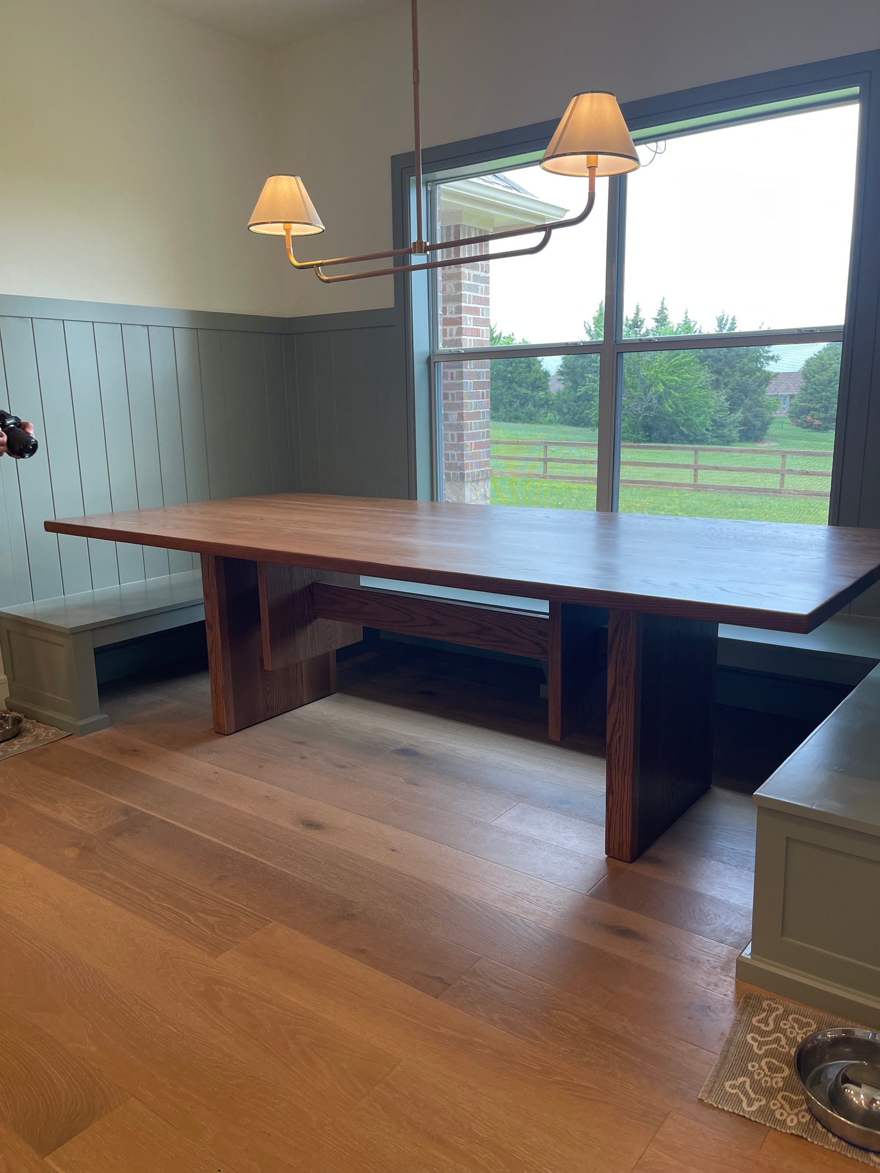 Double Modern Dining Table – The Woodhills by David V.