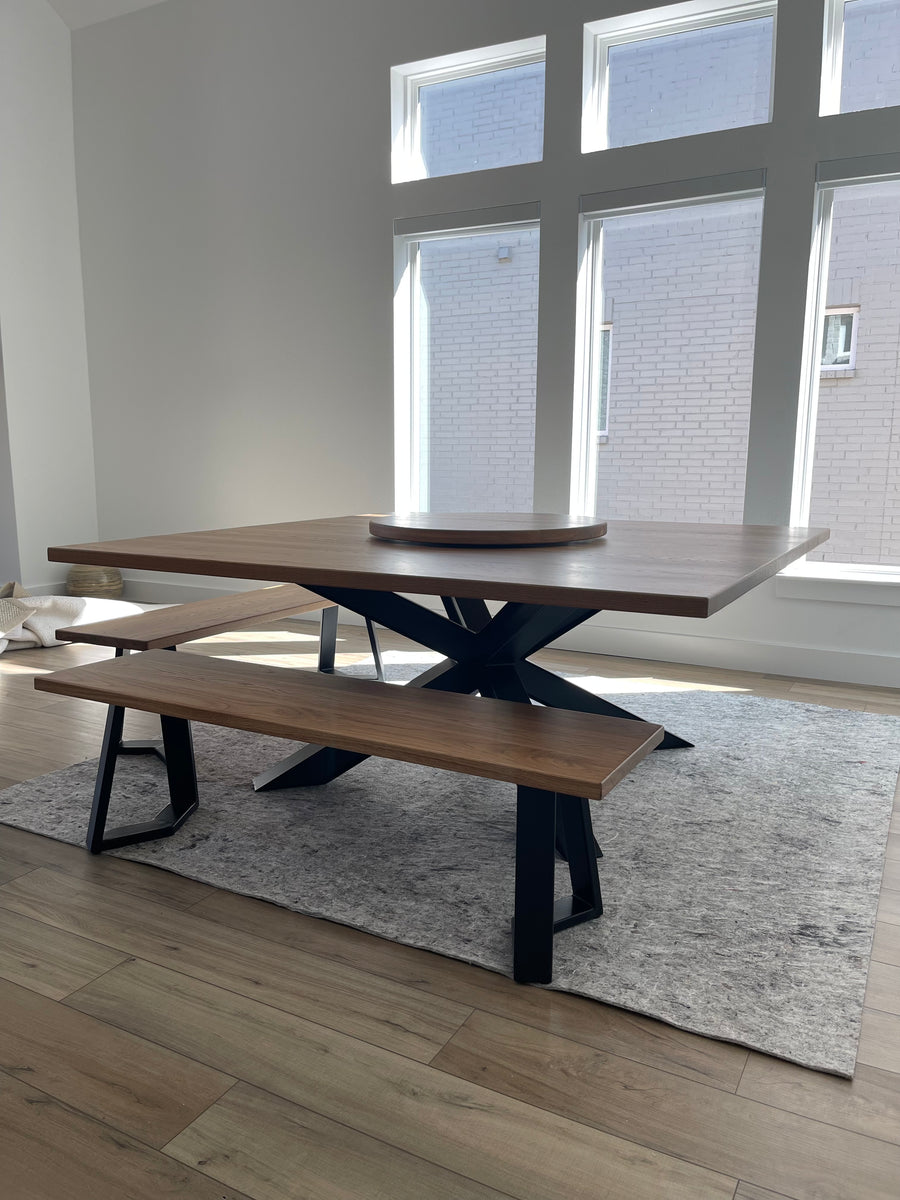 72” Spider Square Dining Table – The Woodhills by David V.